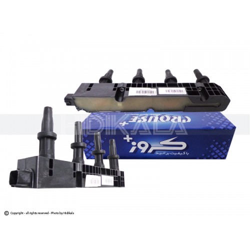 کویل کروز-CROUSE اصل ایران مناسب برای رانا/پژو206 تیپ5,6/پژو206 SDسریV8,V9/پژو207/پژو405 TU5 ...